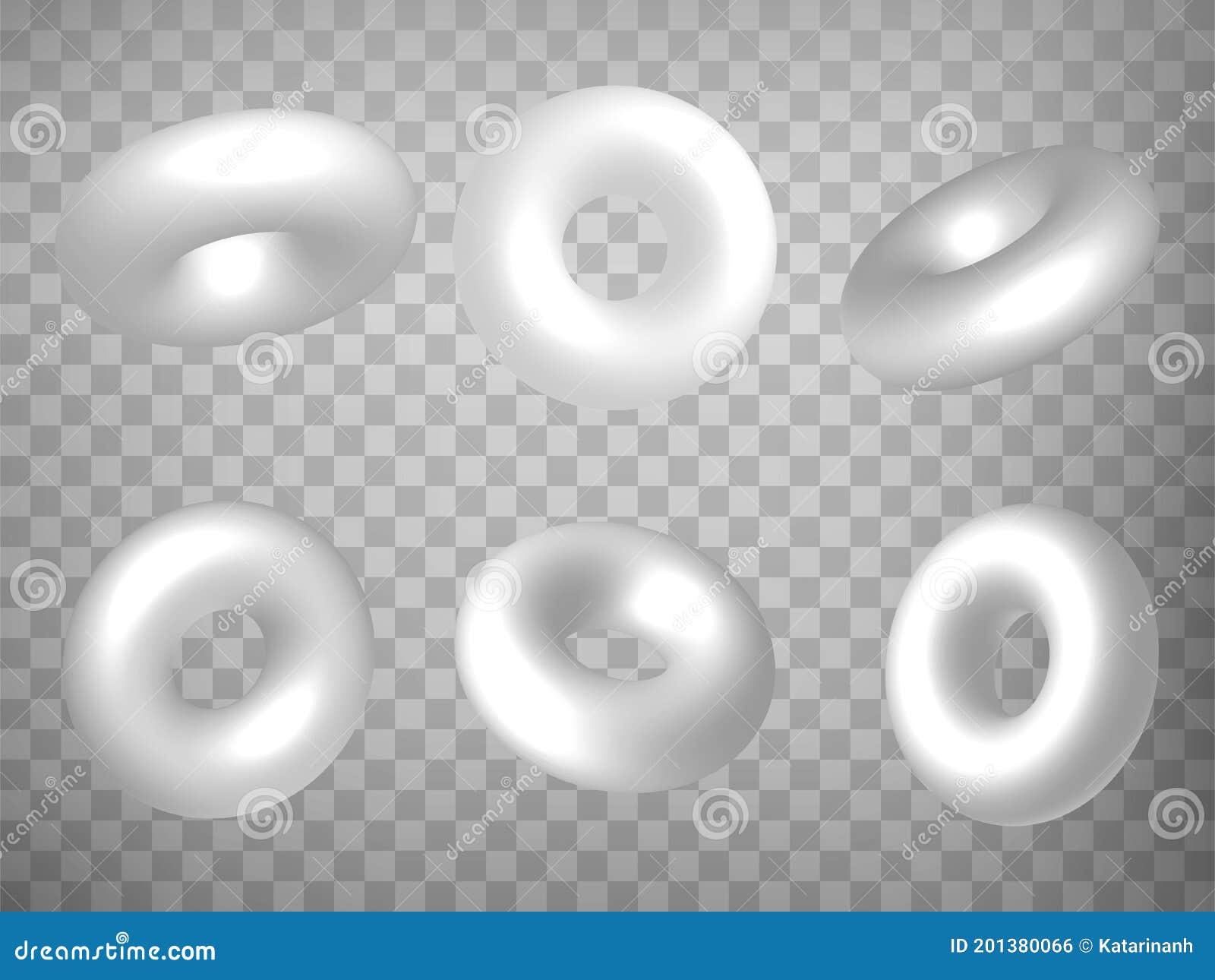 Set Of Perspective Projections 3d Hourglass Model Icons On Transparent ...