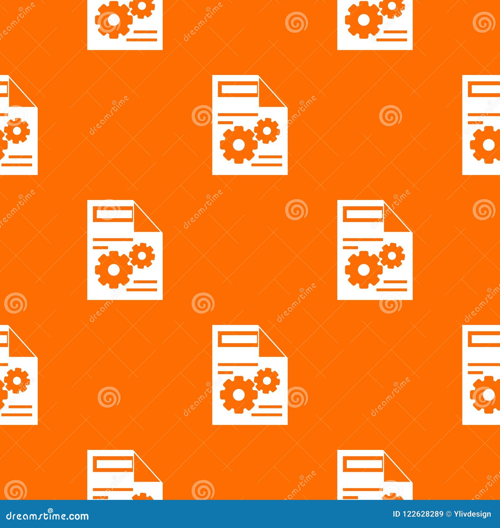 Web Setting Pattern Seamless Stock Vector - Illustration of engine ...