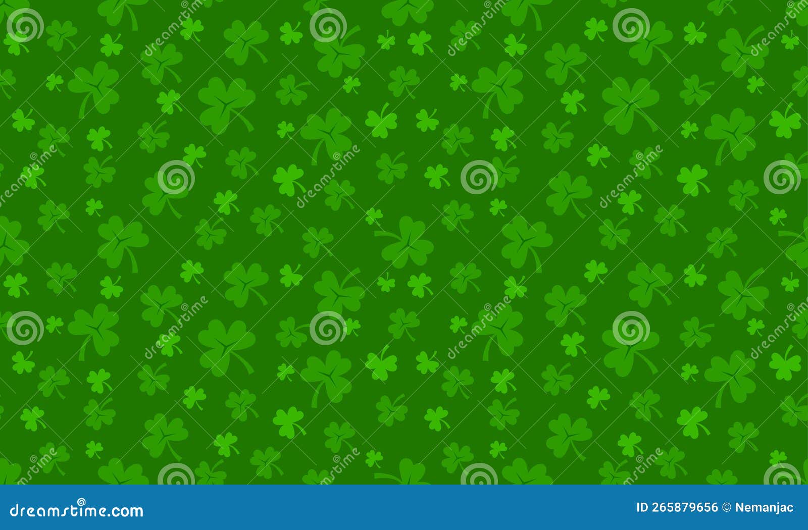 Shamrock background stock illustration. Illustration of four - 265879656