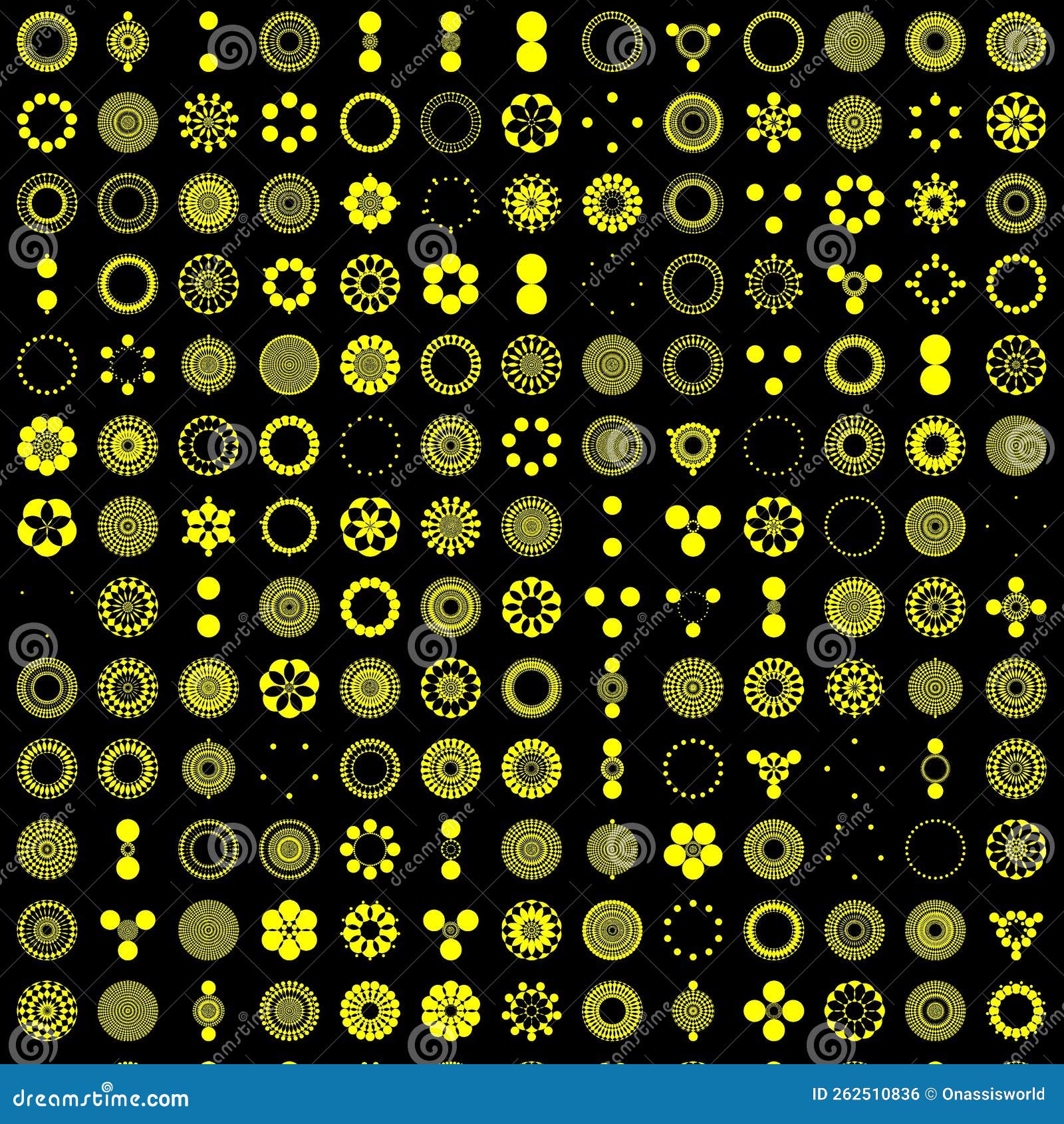 Web Shapes Icons Full Resolution Stock Illustration - Illustration of ...