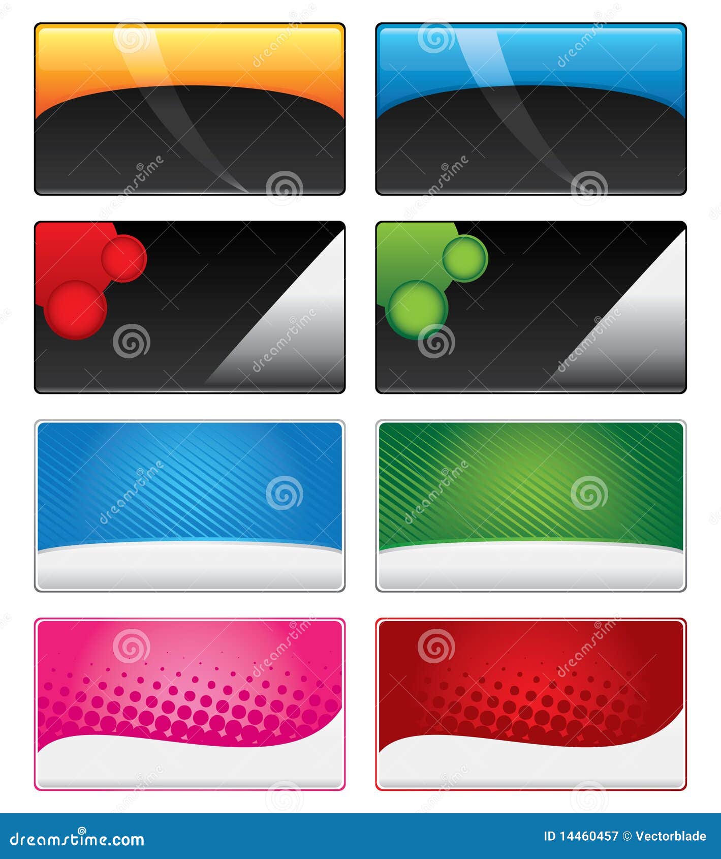 Web shinny boxes stock vector. Illustration of rectangle - 14460457