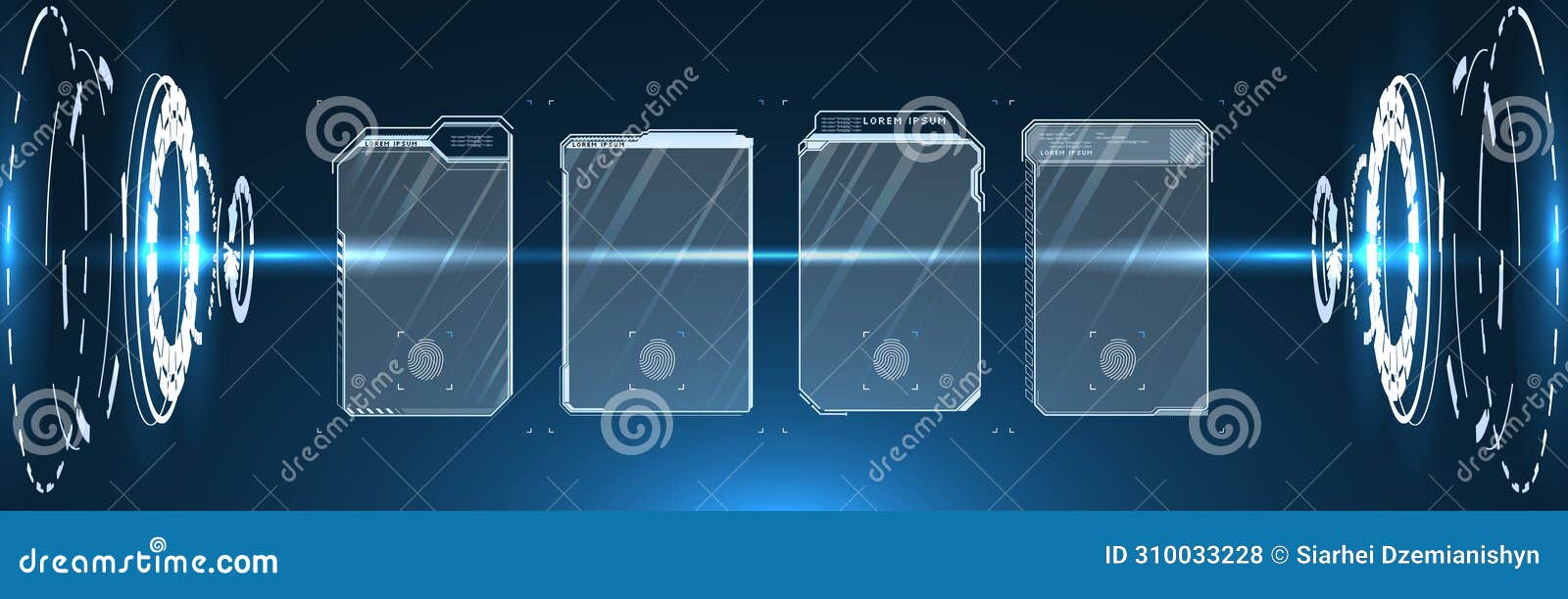 Simple and Easy-to-use Frame Set. Callouts Titles Stock Illustration ...