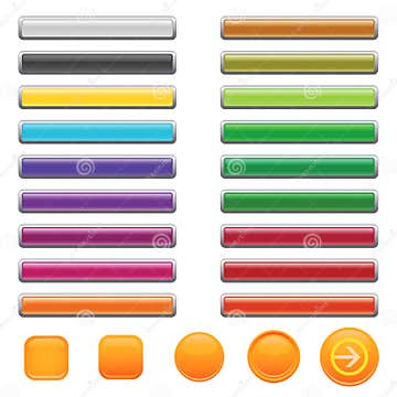 Web site button stock vector. Illustration of label, green - 5322297