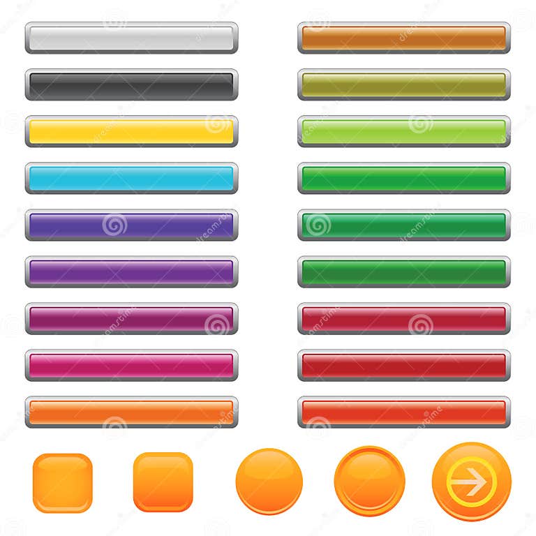 Web site button stock vector. Illustration of label, green - 5322297