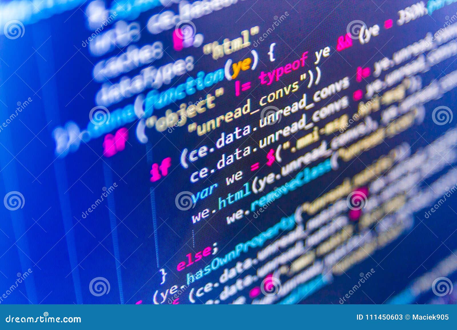 Web Site Codes On Computer Monitor Website Codes On Computer Monitor Stock Image Image Of
