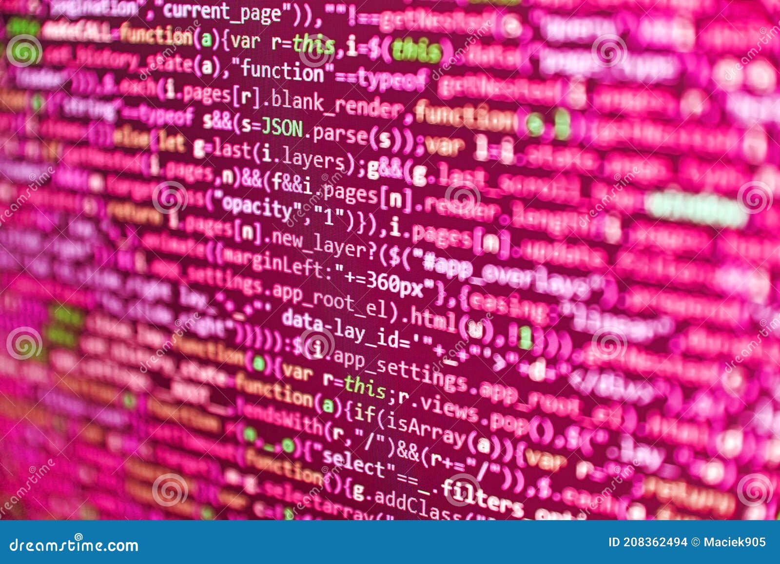 Web Site Codes On Computer Monitor Writing Programming Functions On Laptop Tensorflow Ai