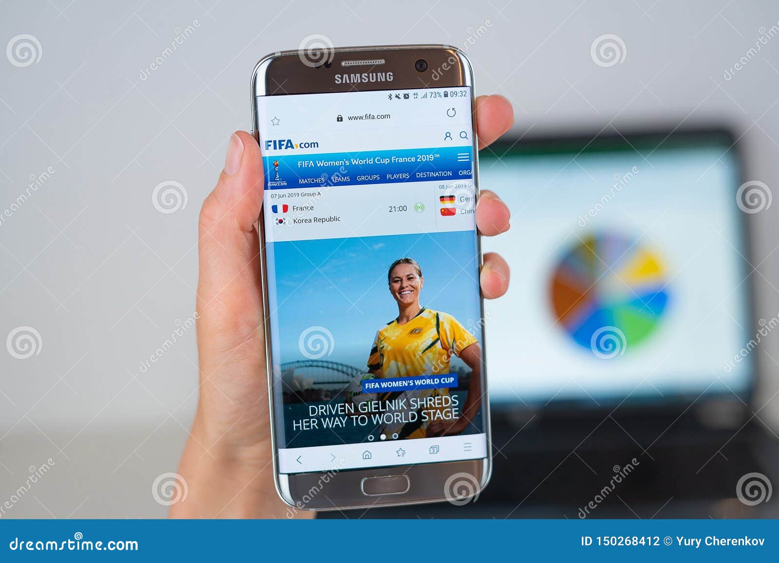 Web Site of FIFA on Phone Screen Editorial Photography - Image of ...