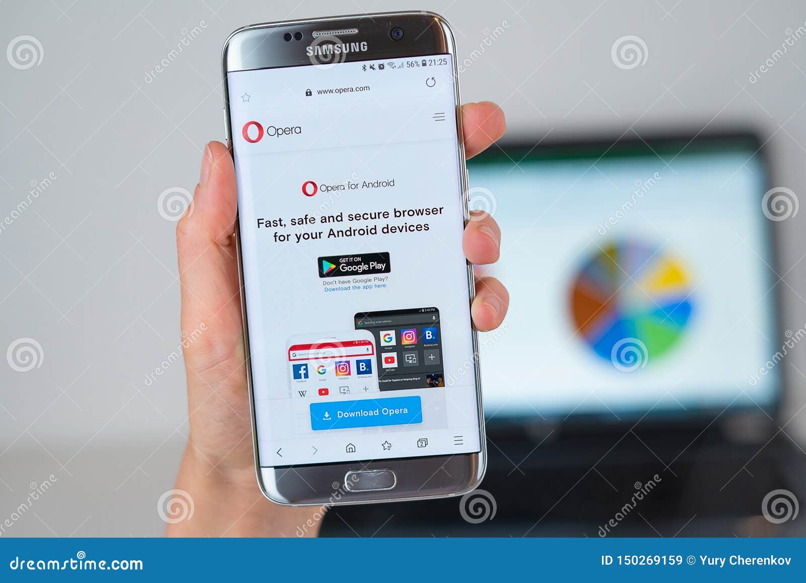 Web Site of Opera Browser on Phone Screen Editorial Stock Image - Image ...