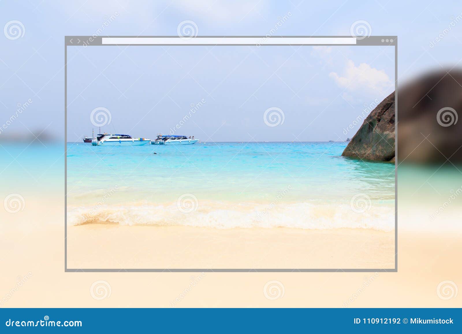 Web Site Page Design Concept. Stock Photo - Image of computer, device ...