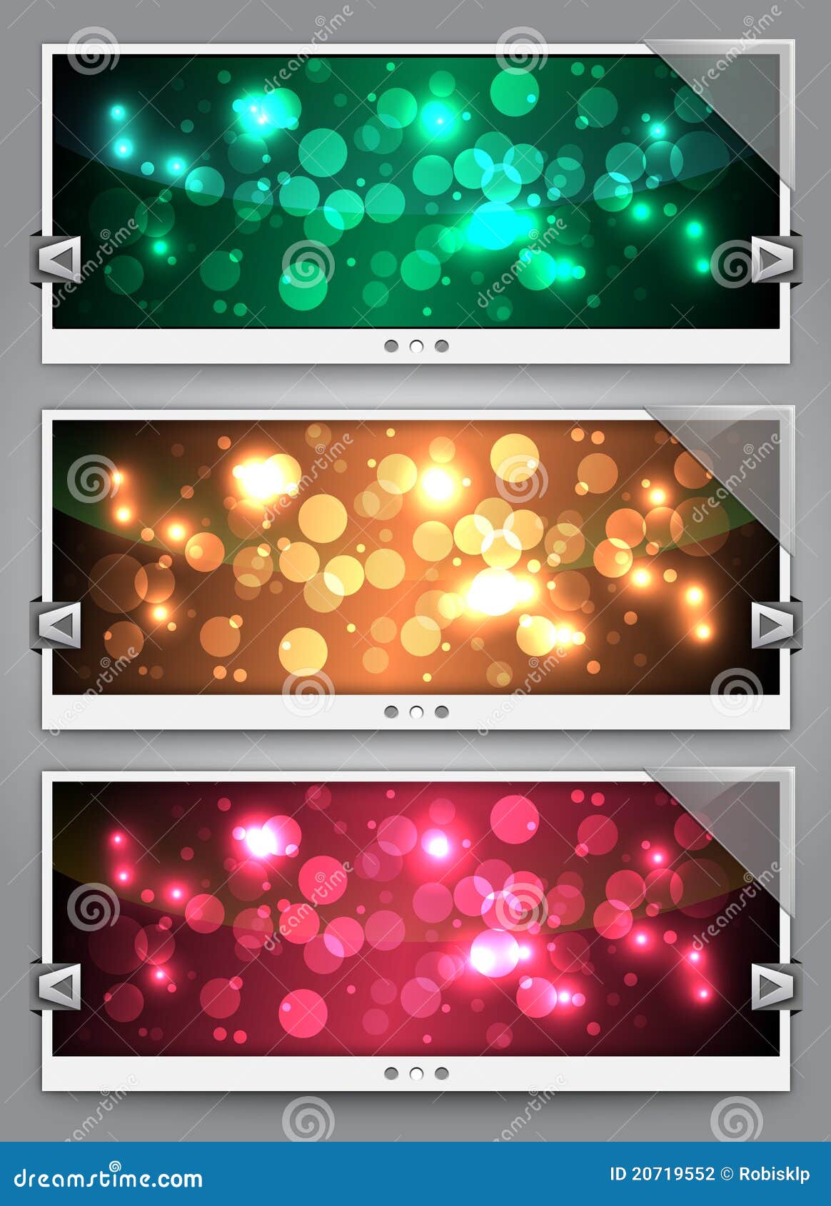 Web Sliders with Glass stock vector. Illustration of effect - 20719552