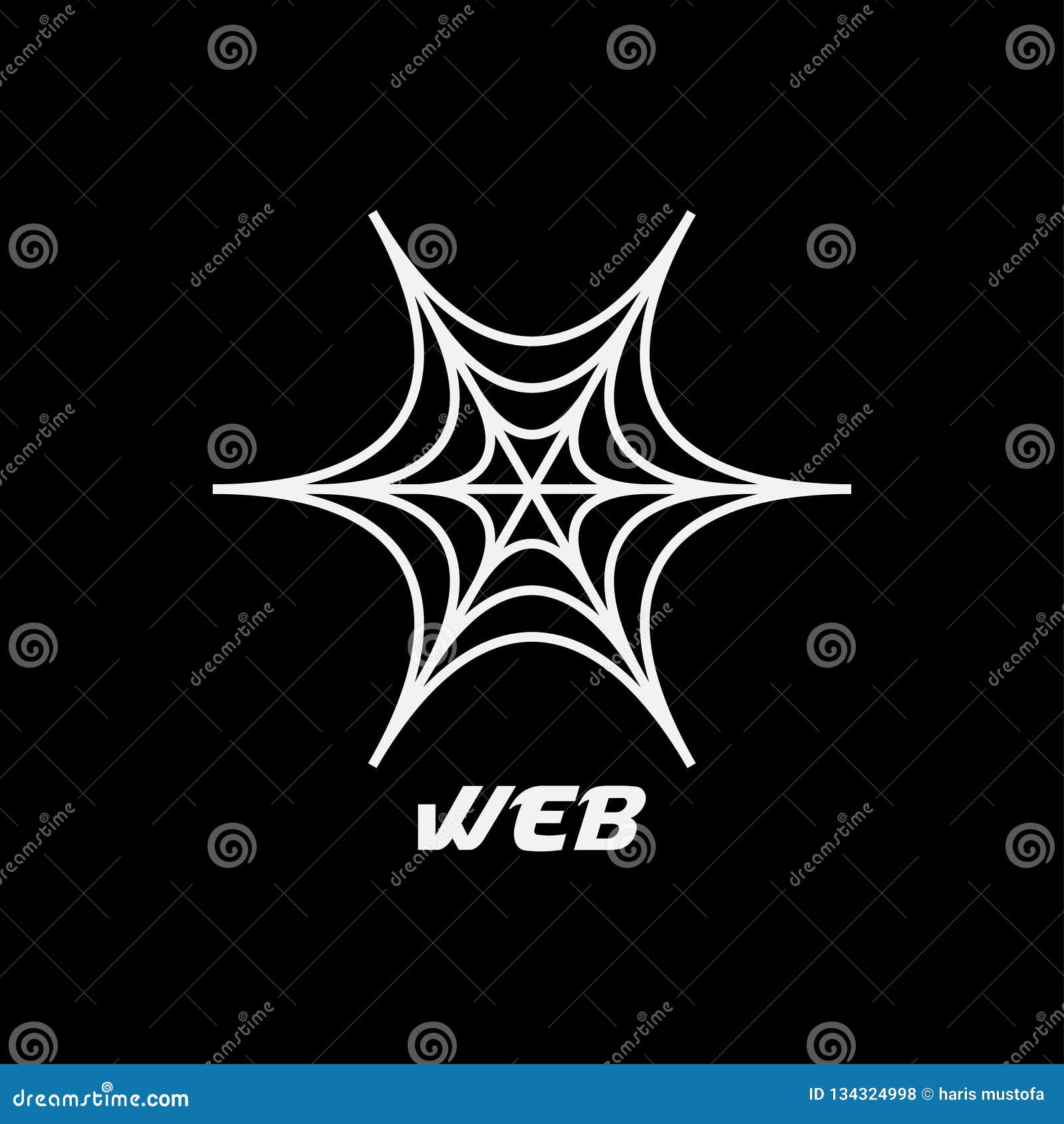 Web Spider Logo Design Inspiration Stock Vector - Illustration of ...
