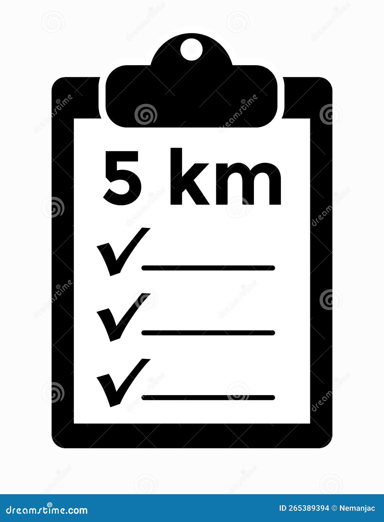 Sports 5km running concept stock illustration. Illustration of diagram ...
