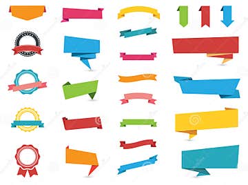 Web Stickers, Tags, Banners and Labels Stock Vector - Illustration of ...