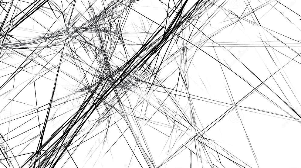 Web Straight Lines Intersecting at Random Densities. Stock Illustration ...