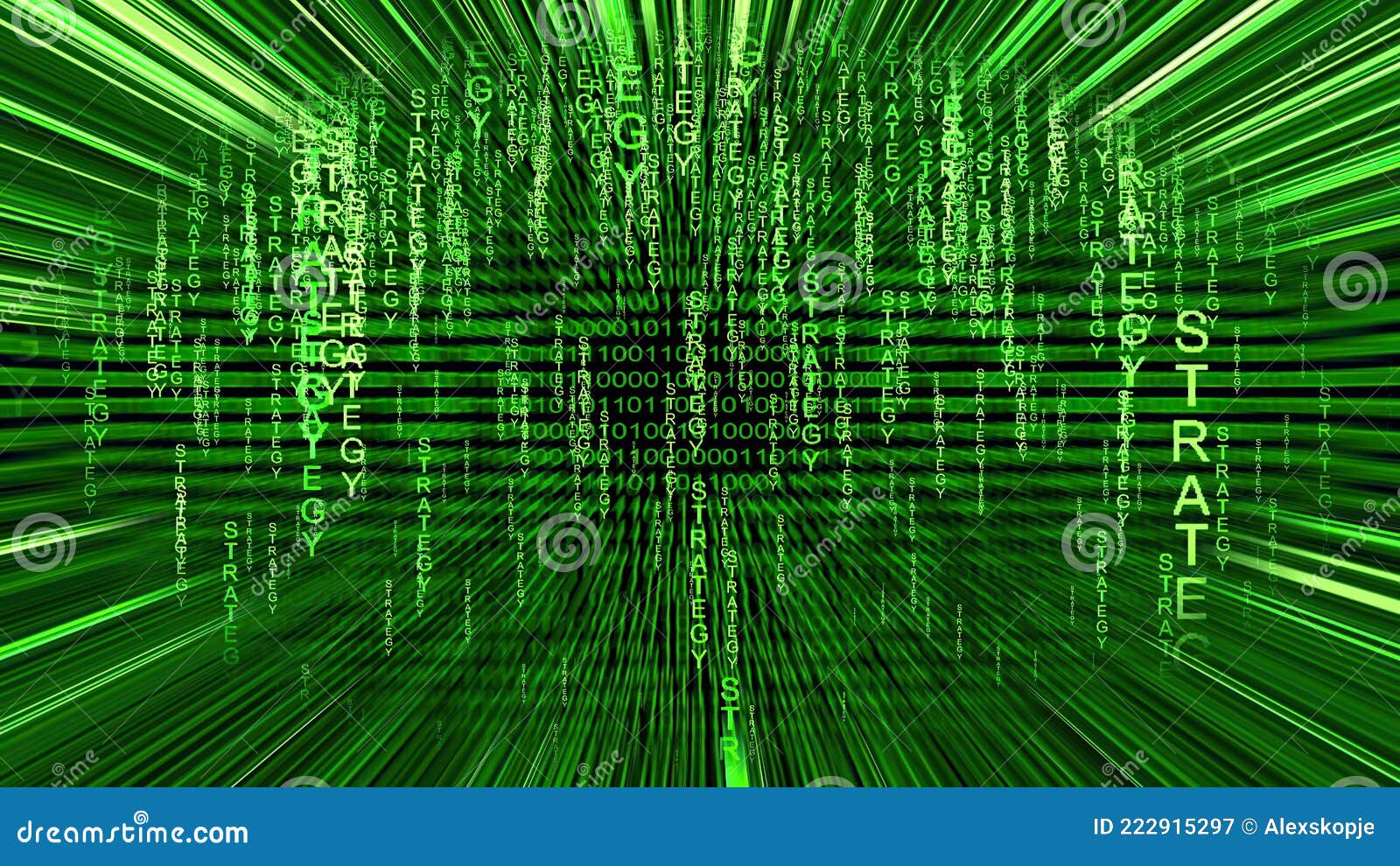 Web Strategy on the Screen Concept Stock Illustration - Illustration of ...