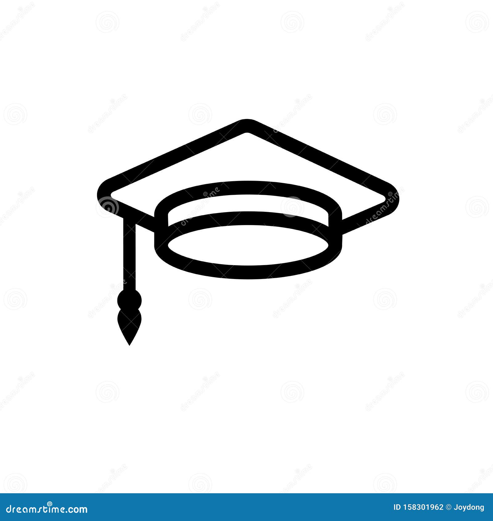 Web Student Hat Logo Vector Stock Vector - Illustration of document ...
