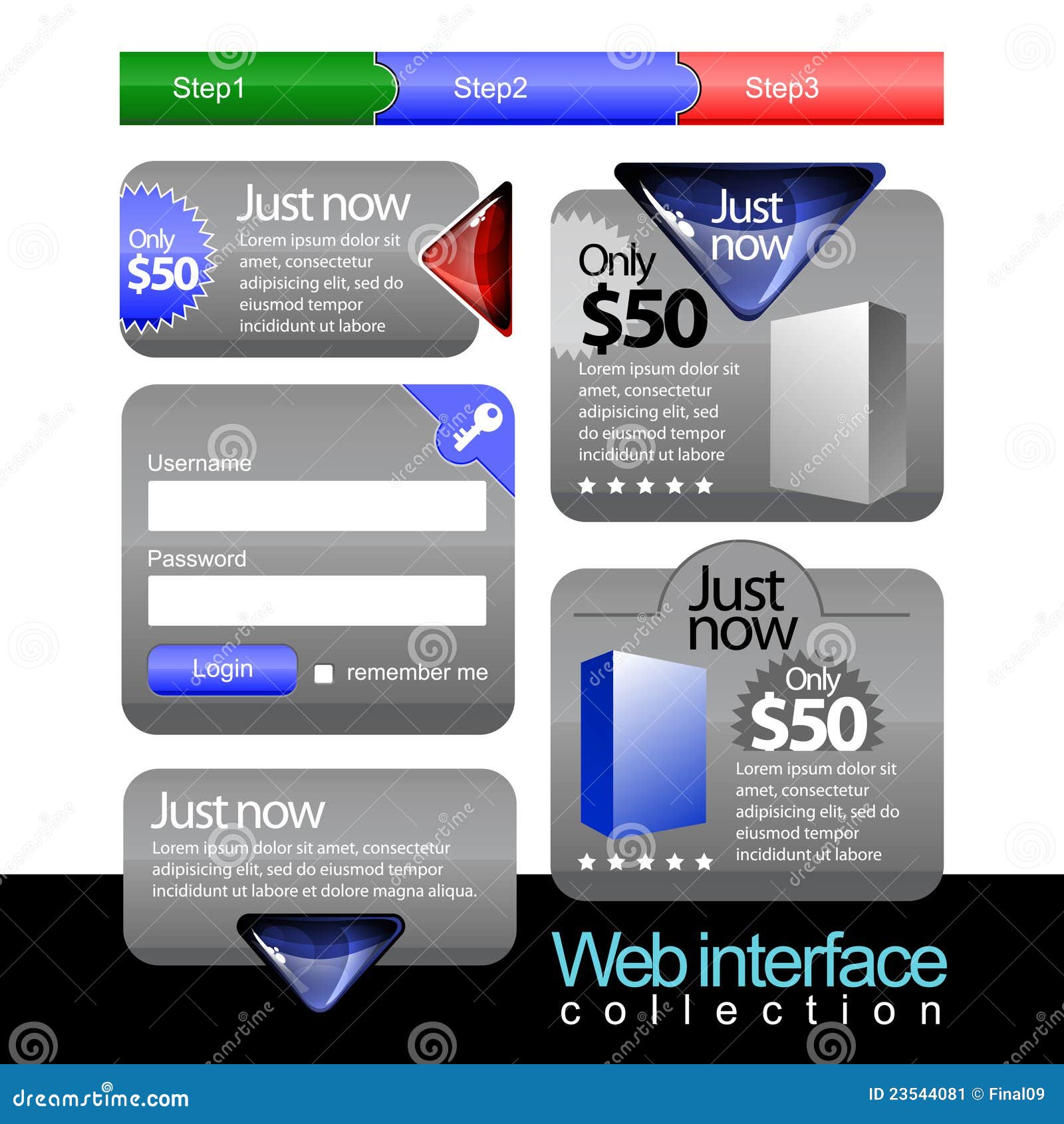 Web Stuff Collection stock vector. Illustration of creative - 23544081