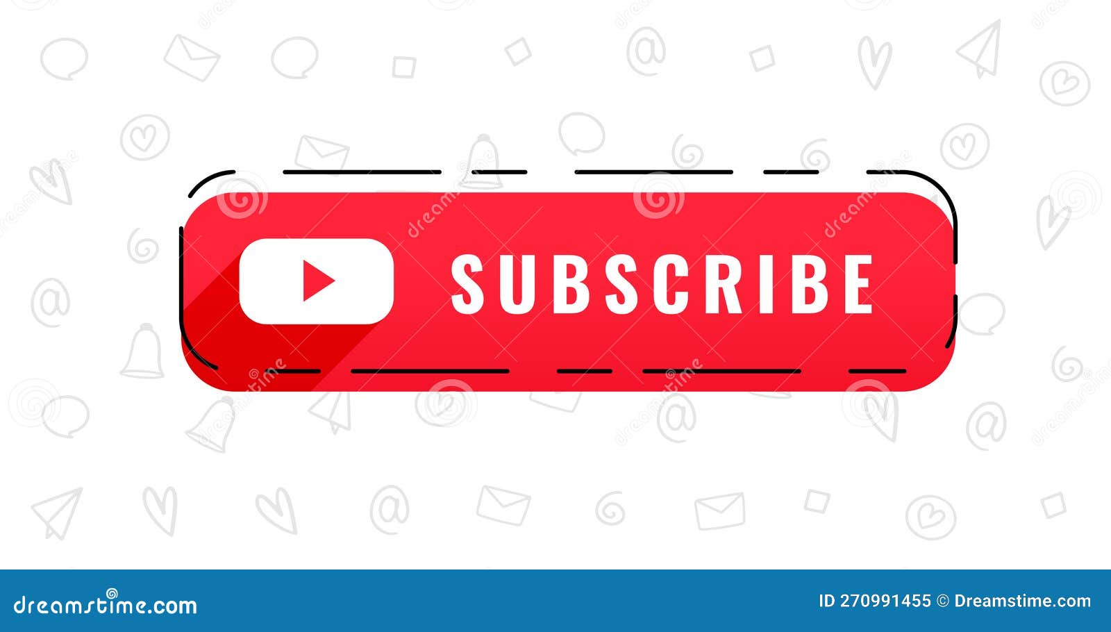 Web Subscription Button for Online Member Vector Illustration Stock ...