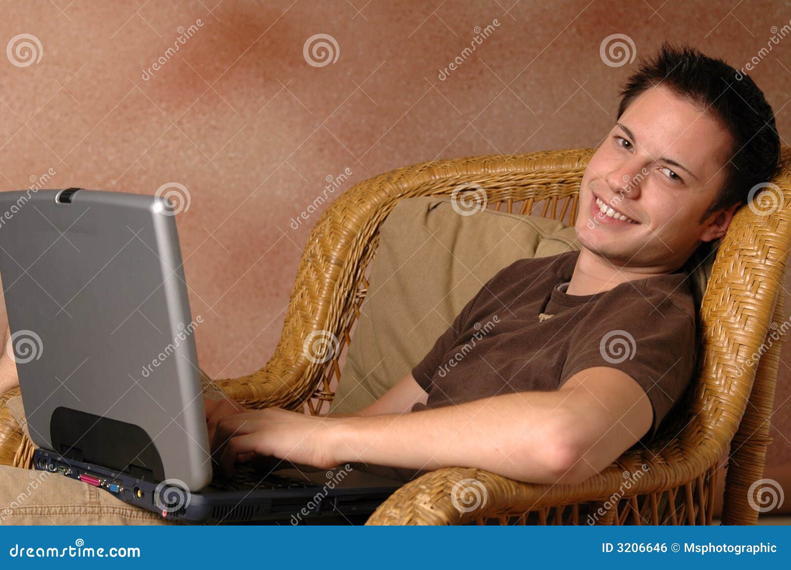 Web Surfing stock photo. Image of chair, casual, adult - 3206646