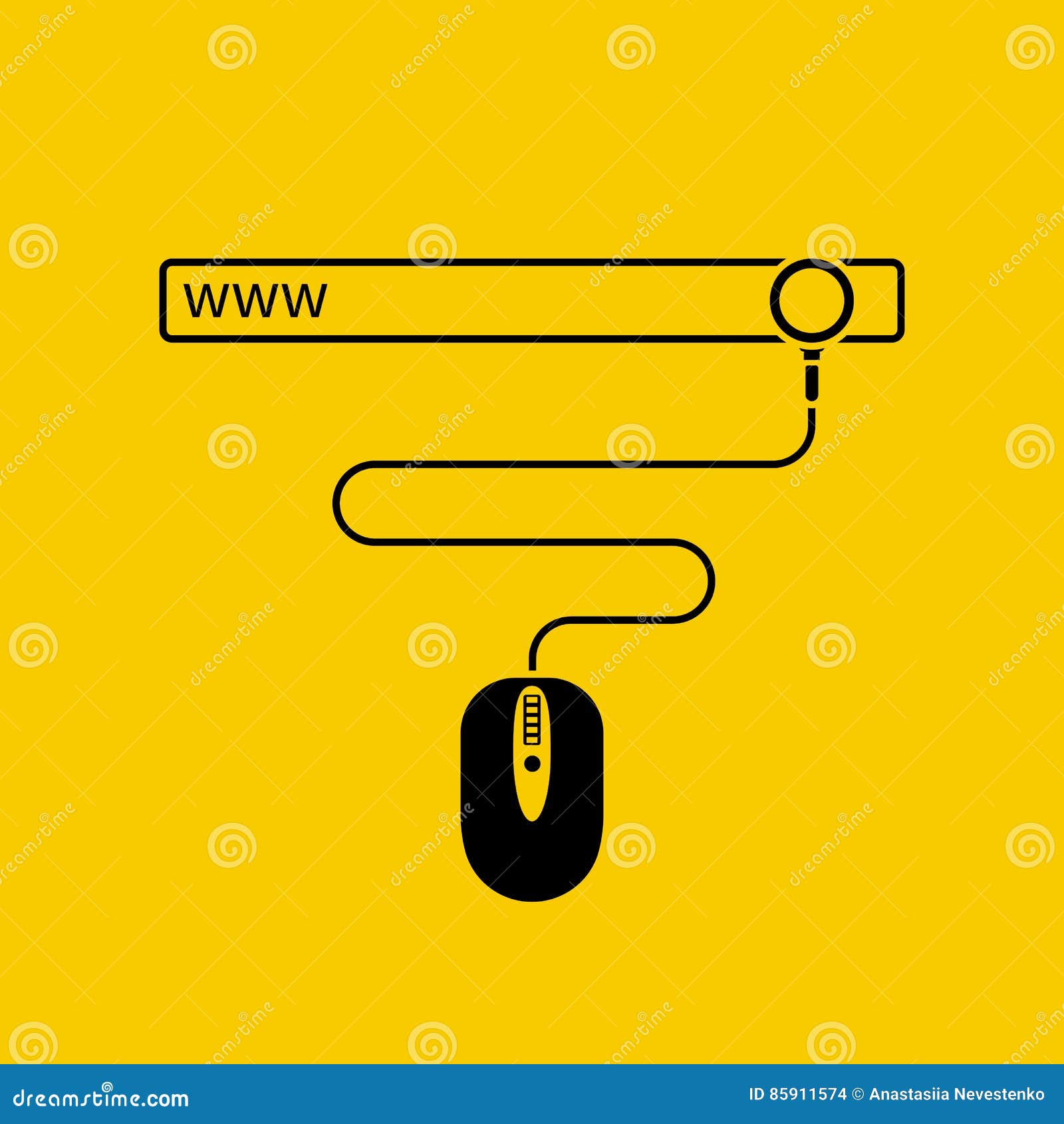 Web surfing concept. stock vector. Illustration of application - 85911574