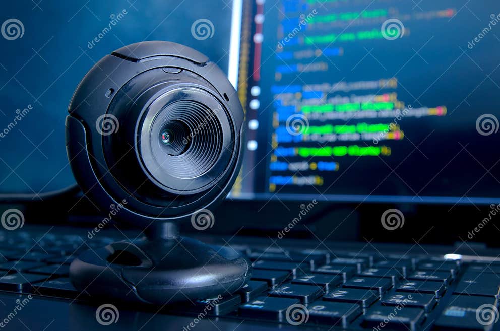 Web surveillance camera stock photo. Image of join, connection - 39819948