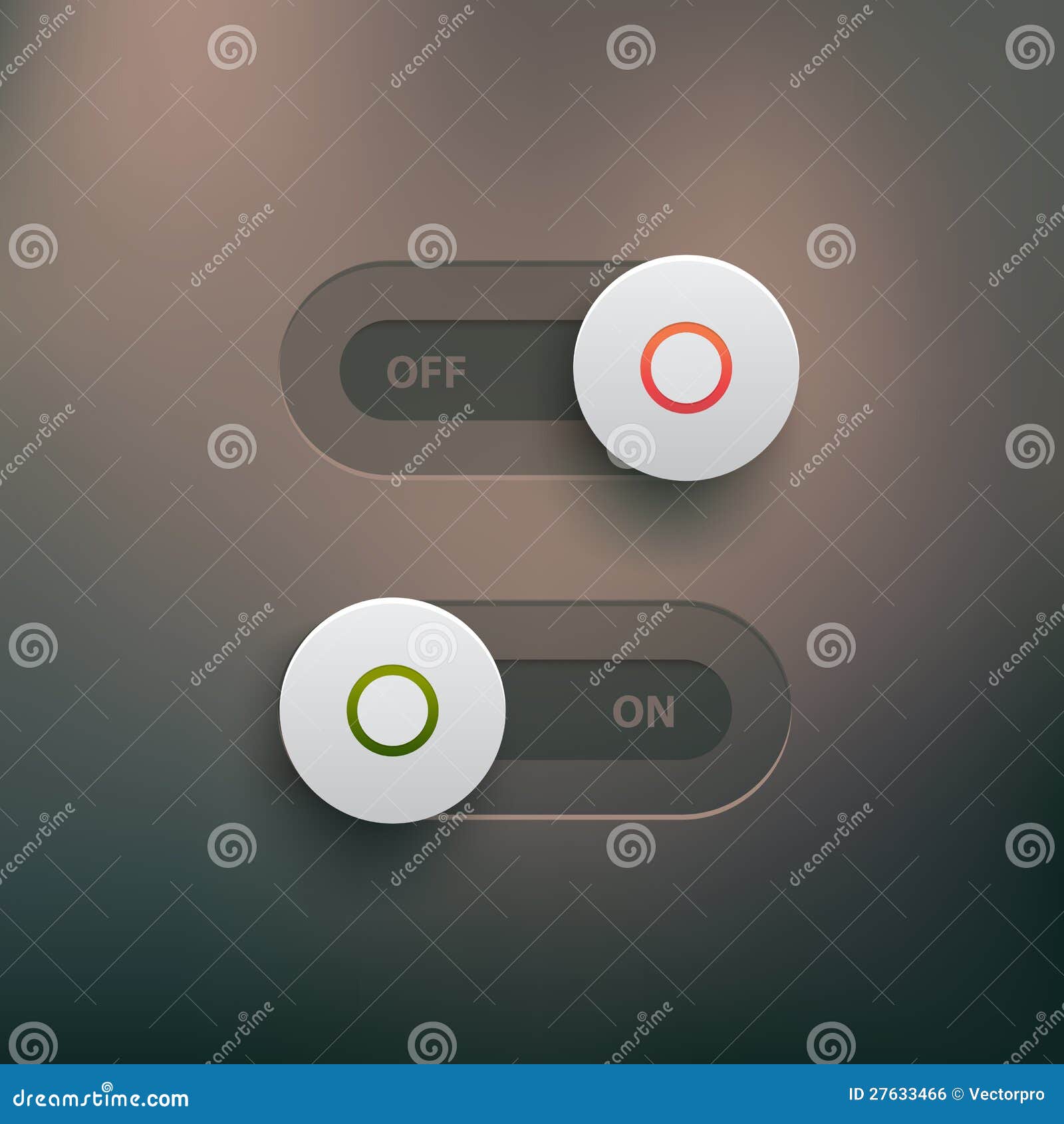 Web switches stock vector. Illustration of screen, interface - 27633466