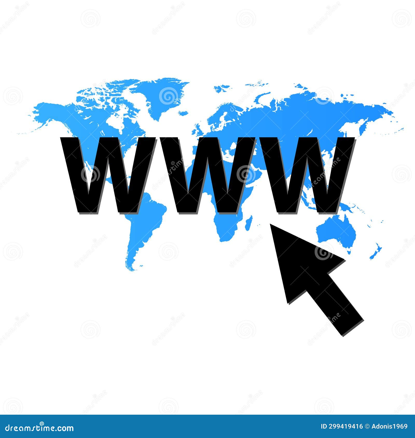 Web symbol on white stock illustration. Illustration of signage - 299419416