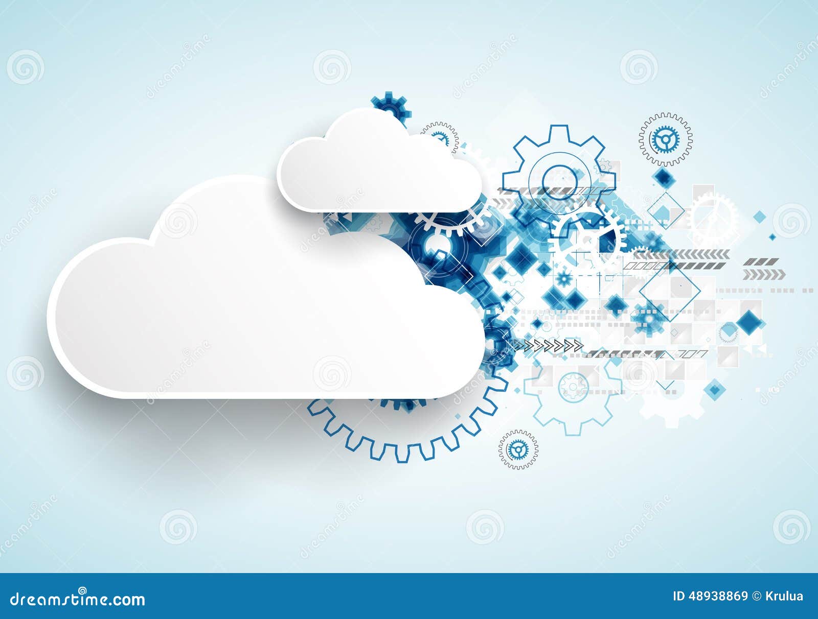 Web Technology Business Abstract Background Stock Vector - Illustration ...