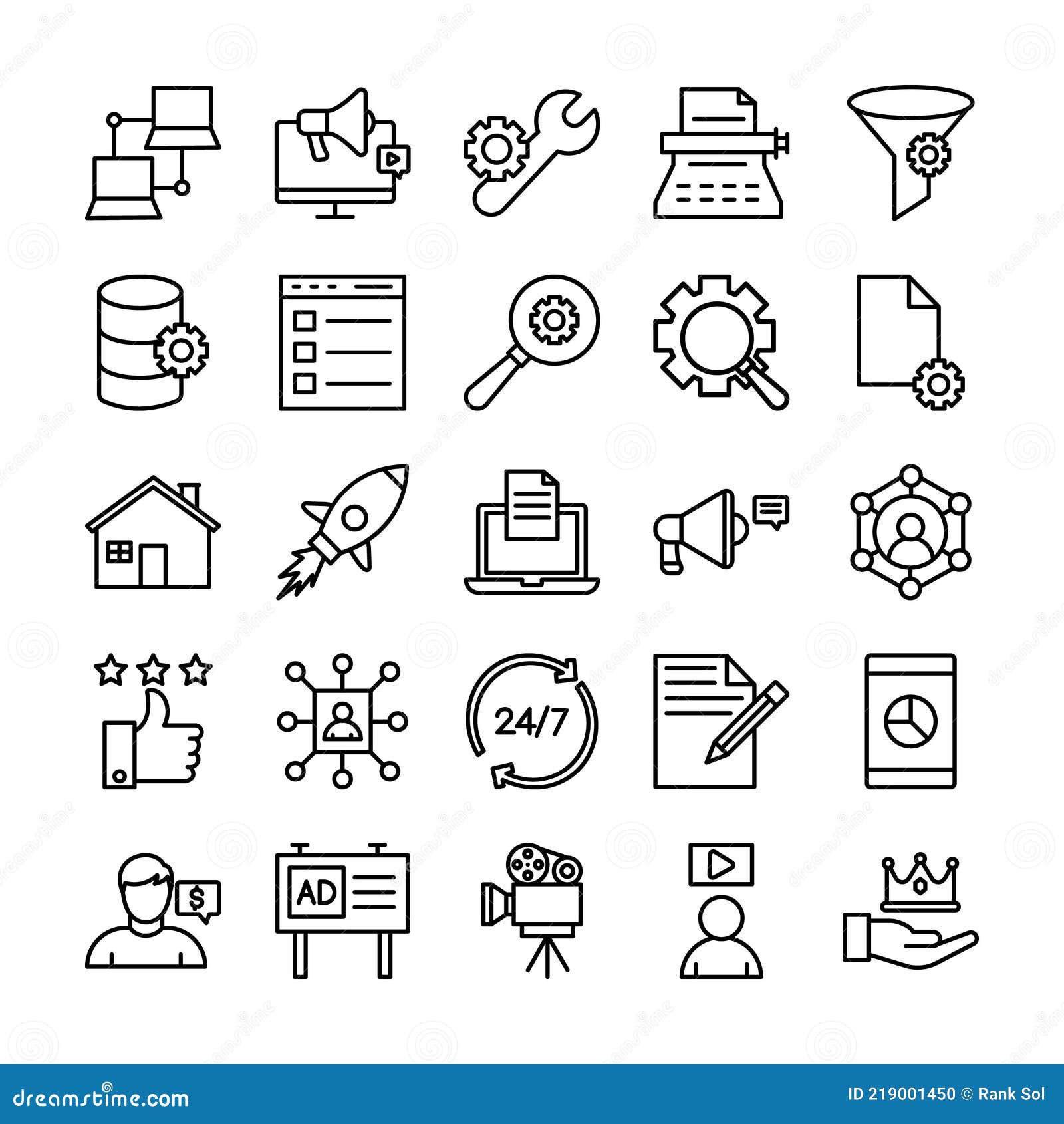 Web Technology & Digital Icons Pack Every Single Icon Can Easily Modify ...