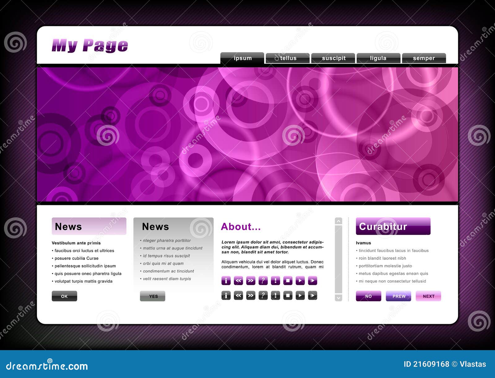 Web template stock vector. Illustration of business, graphic - 21609168