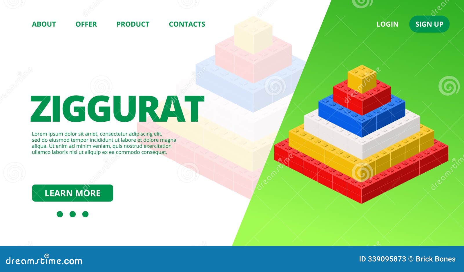 Ziggurat (vector) | CartoonDealer.com #6608719