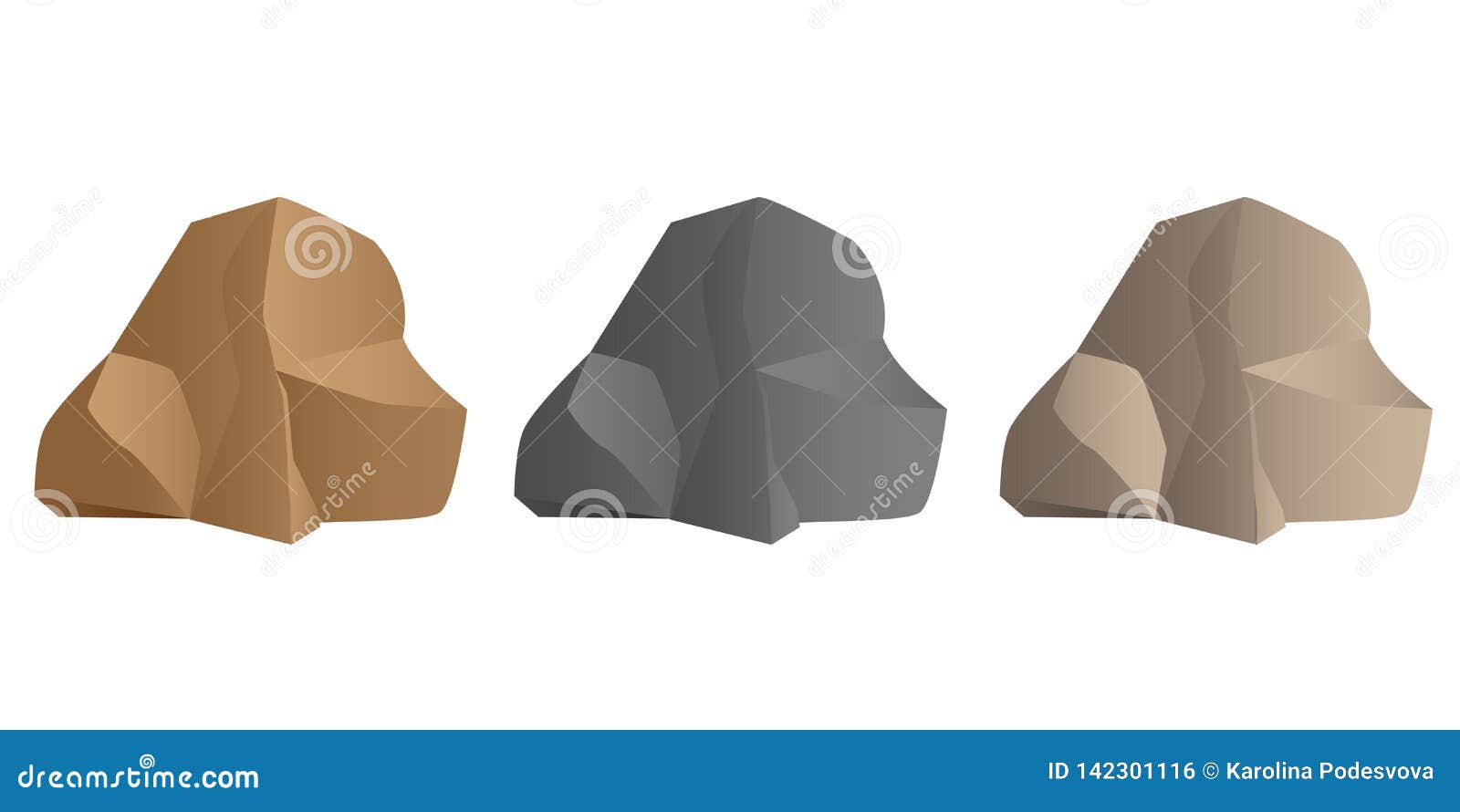Three Stones Vector Icon Isolated On Transparent Background, Lin ...