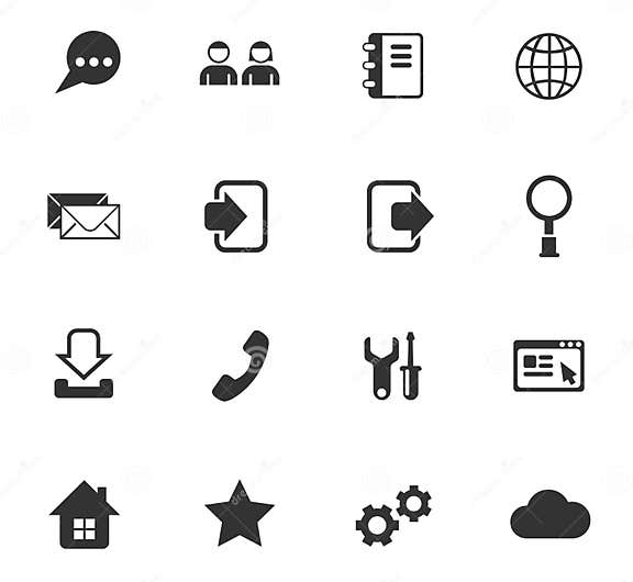 Web tools icon set stock vector. Illustration of tools - 141421327