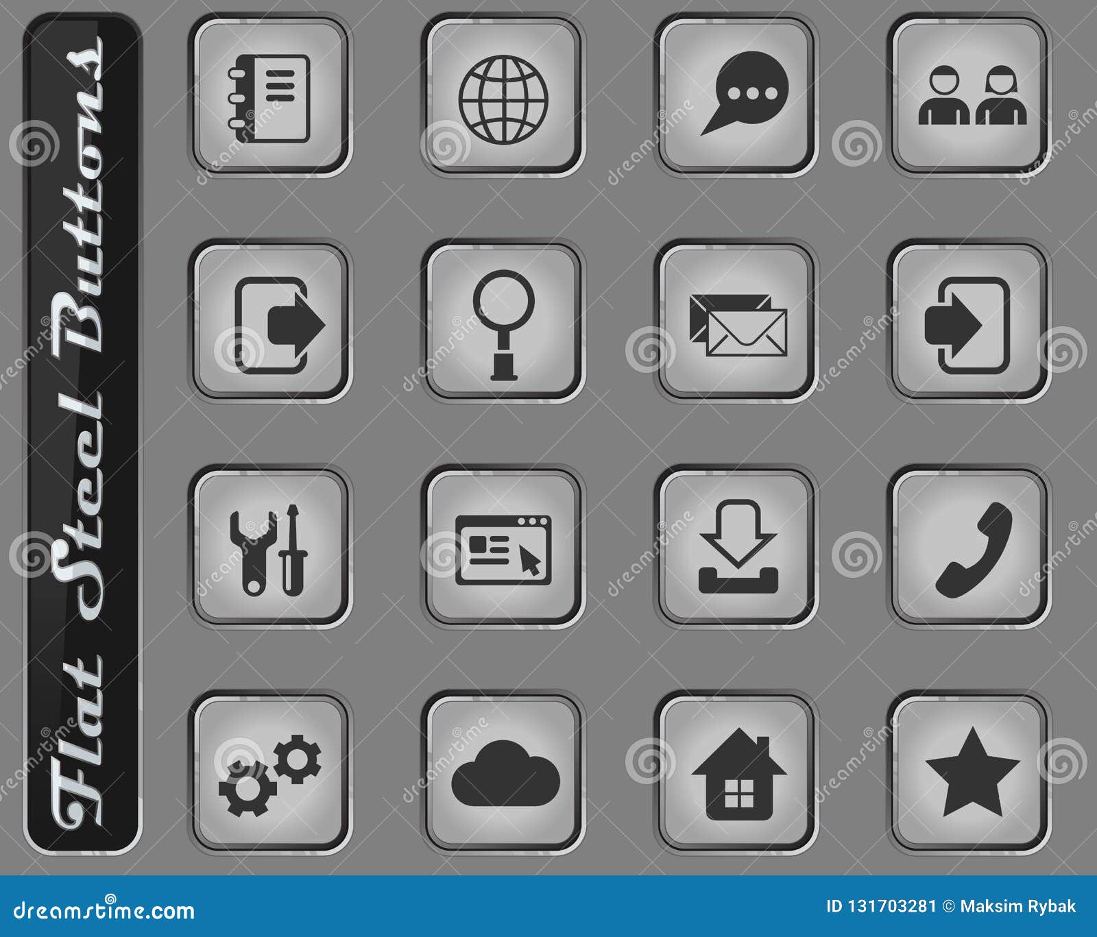 Web tools icon set stock vector. Illustration of gear - 131703281