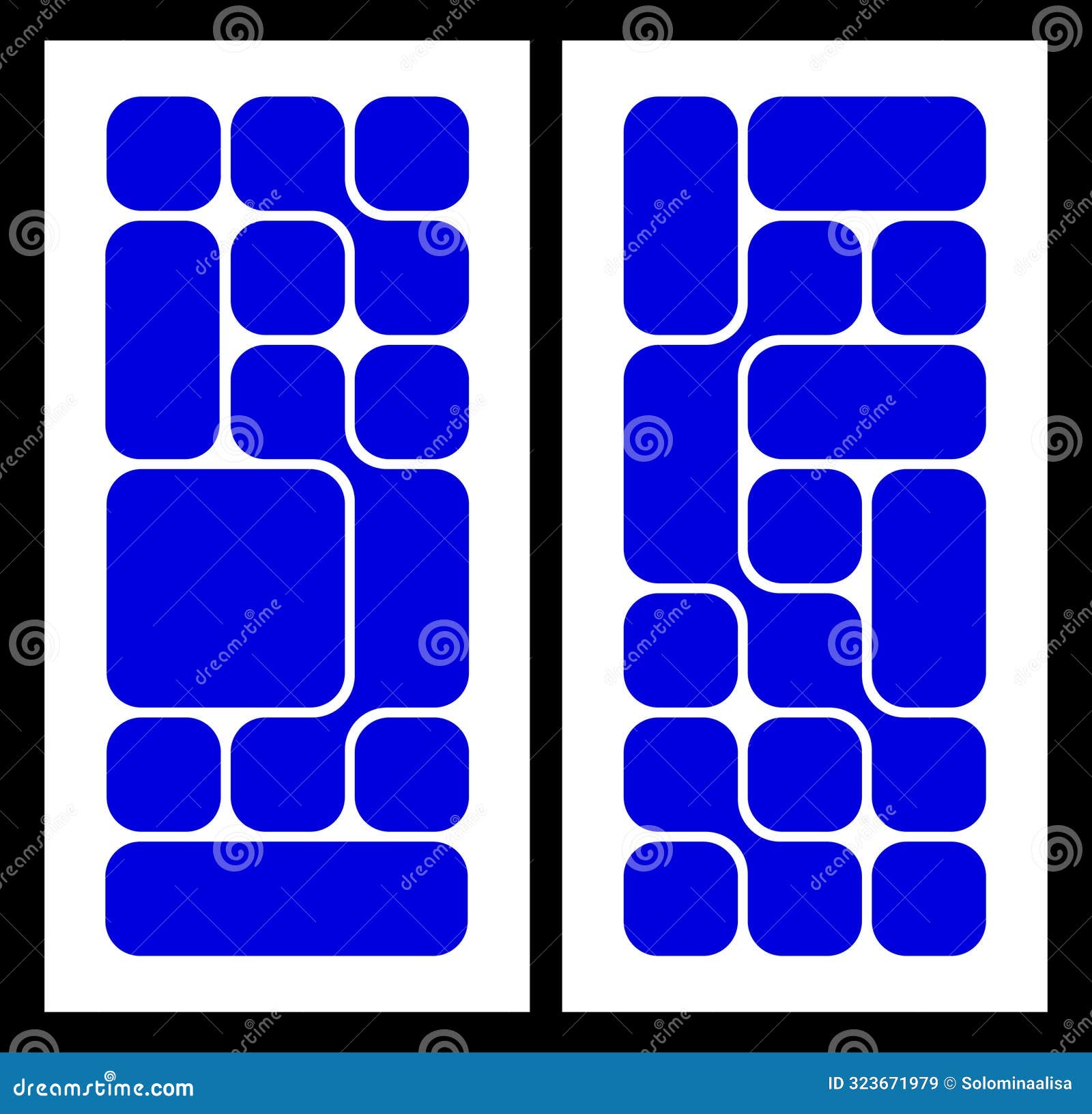 Web UI UX Design Elements, Mobile Format. Web Frame, Blocks, Grid Concept. Web Layout with ...