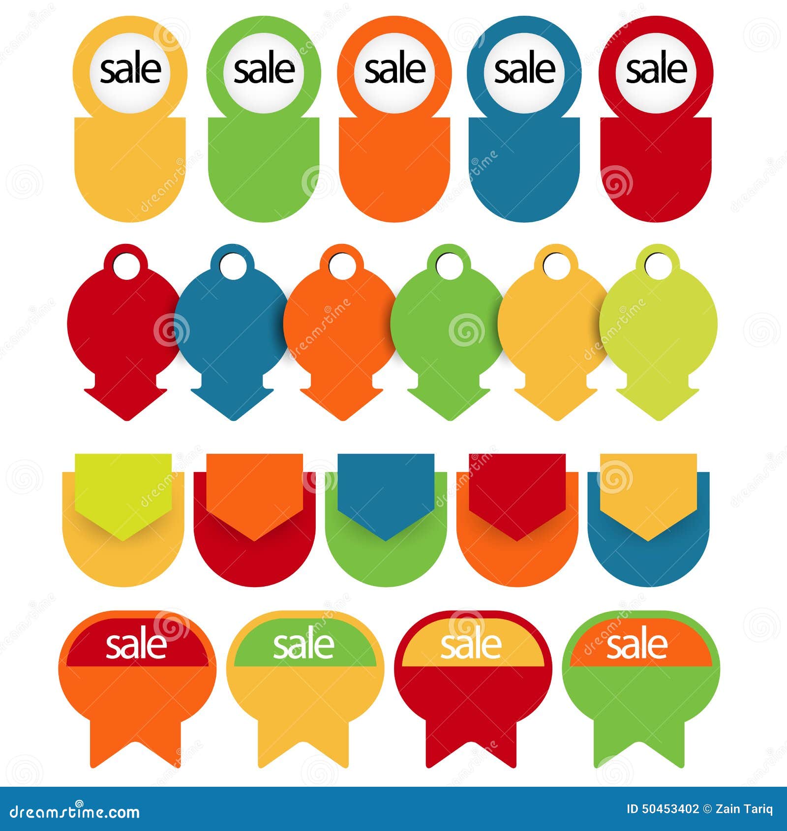 Web User Interface Elements Stock Vector - Illustration of header, chat: 50453402