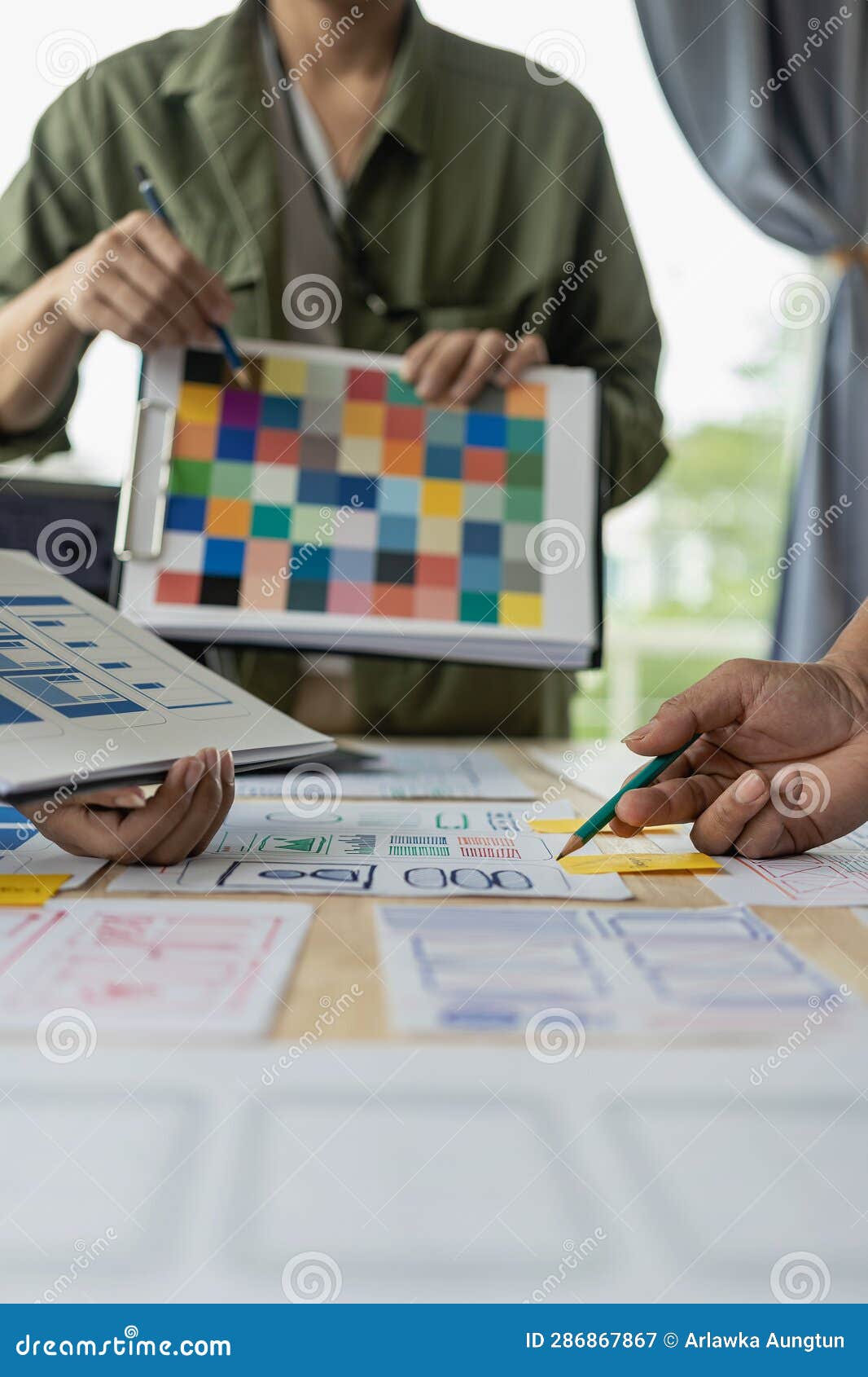The Web Ux Ui Design Team is Writing Code and Layers To Customize the ...