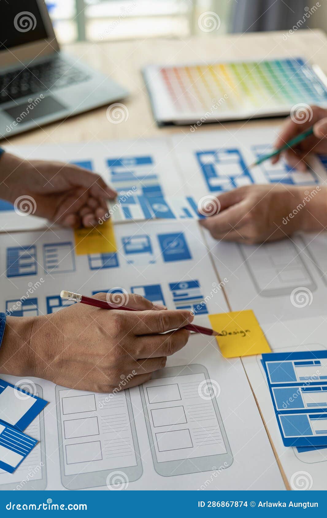 The Web Ux Ui Design Team is Writing Code and Layers To Customize the ... The Web Ux Ui Design Team is Writing Code and Layers To Customize the ...