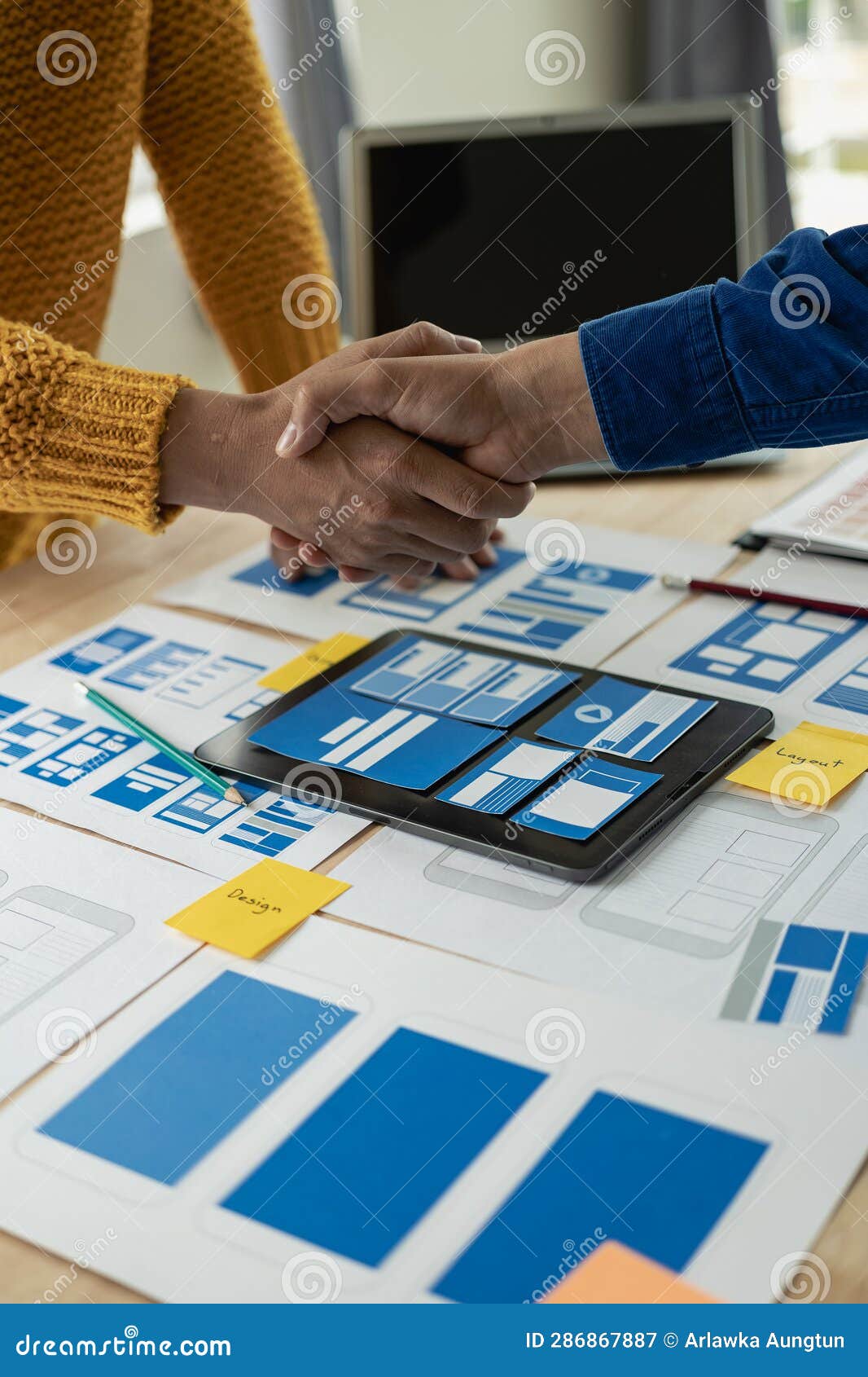 The Web Ux Ui Design Team is Writing Code and Layers To Customize the ...