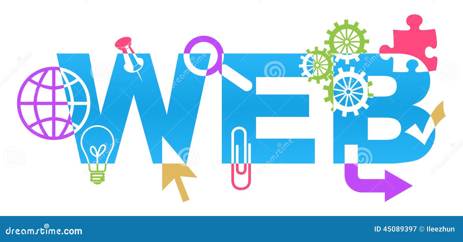 Web Various Symbols Colorful Stock Image - Illustration of vibrant ...