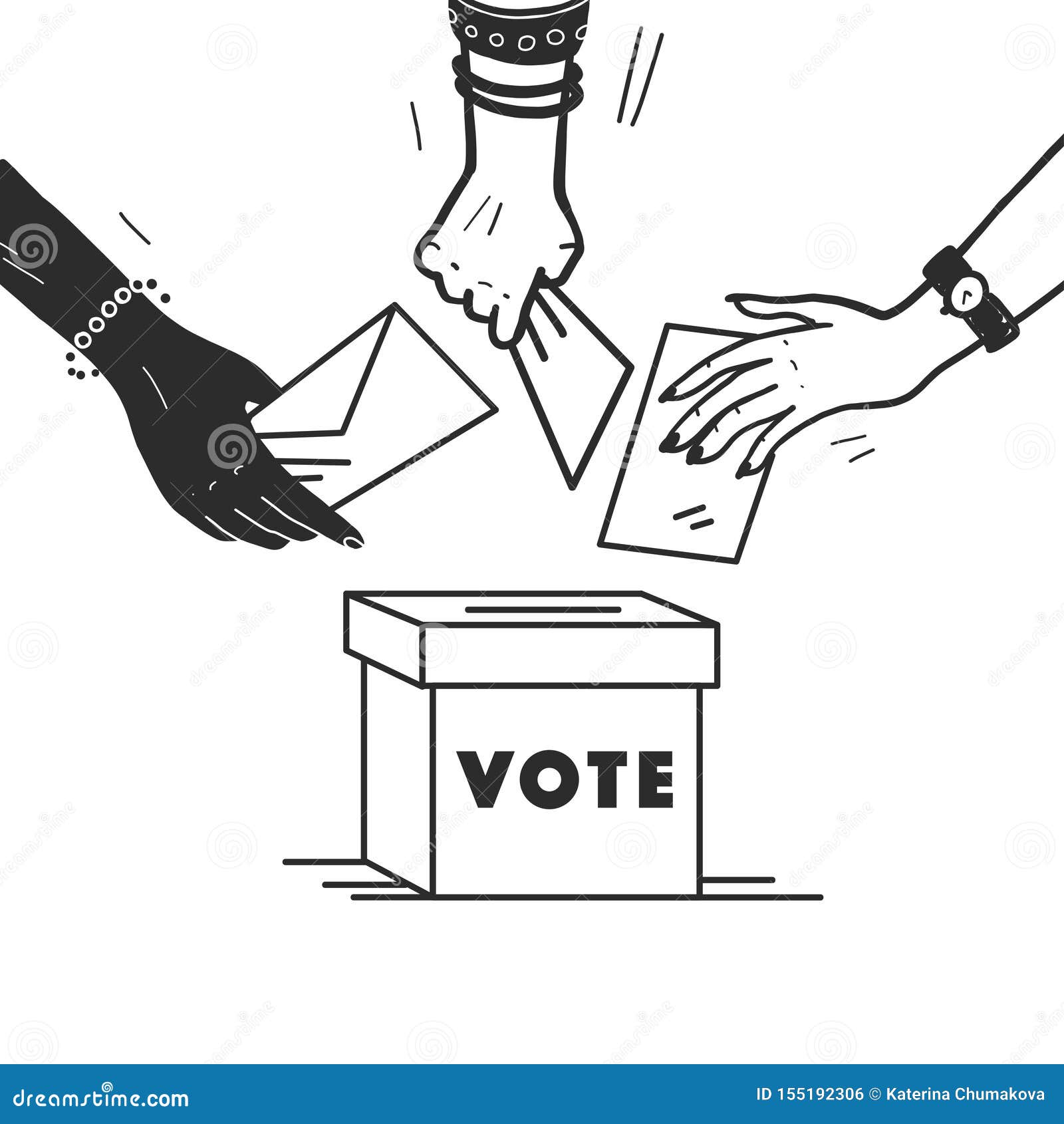 Voting Hand Vector