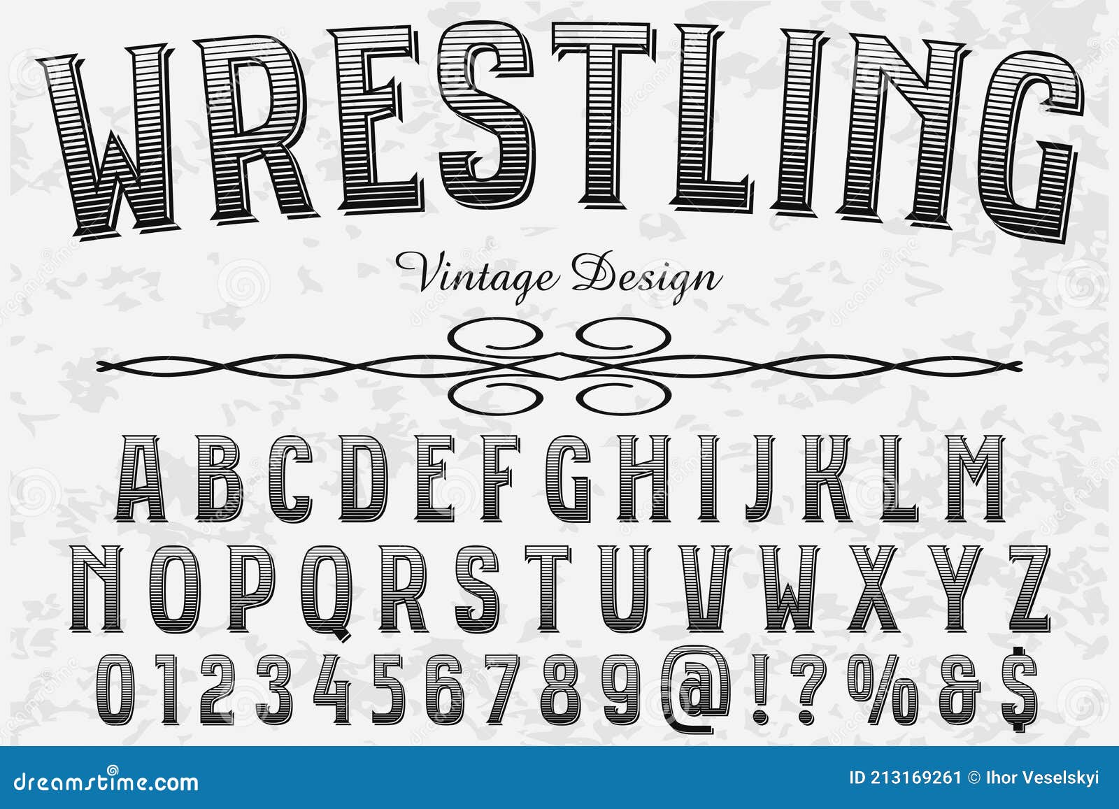 Font Script Typeface Vector Stock Illustration - Illustration of ...