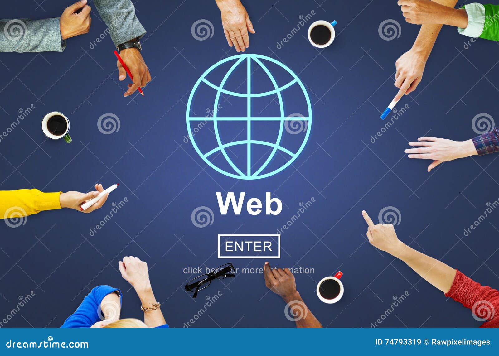 Web Website WWW Browser Internet Networking Concept Stock Image - Image ...