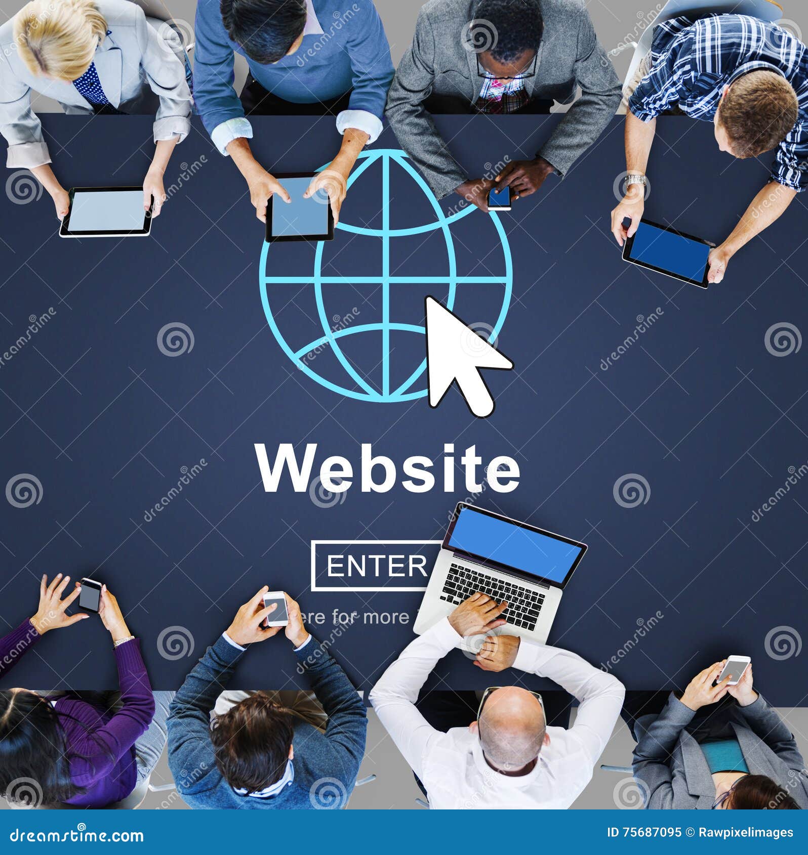 Web Website WWW Browser Internet Networking Concept Stock Image - Image ...