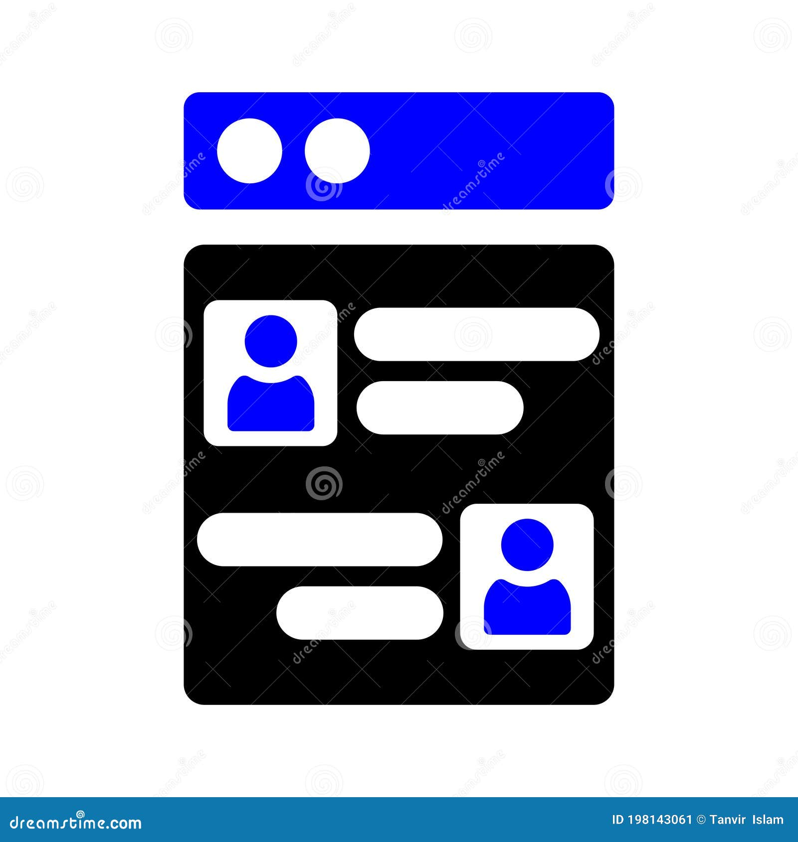 Web Window Icon Website Vector Illustration Stock Vector - Illustration ...