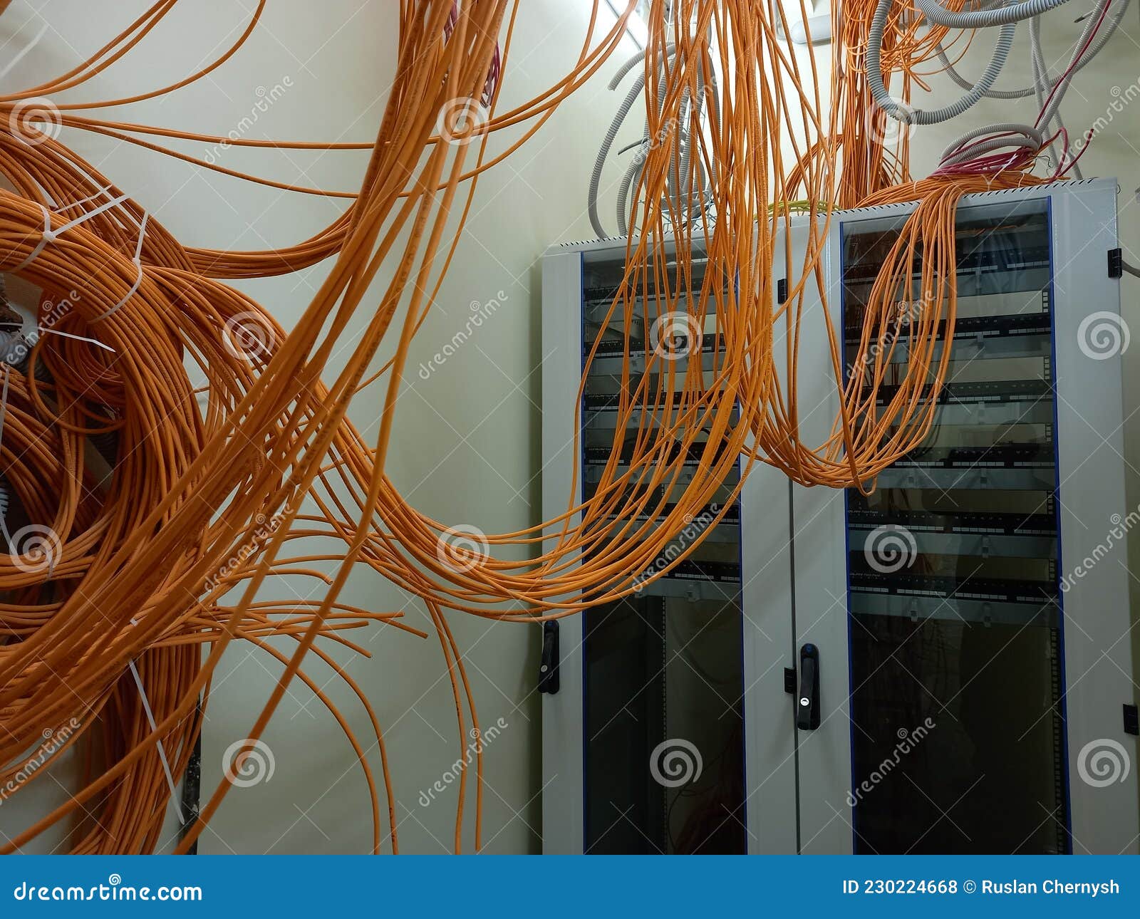 A web of wires stock photo. Image of wires, internet - 230224668