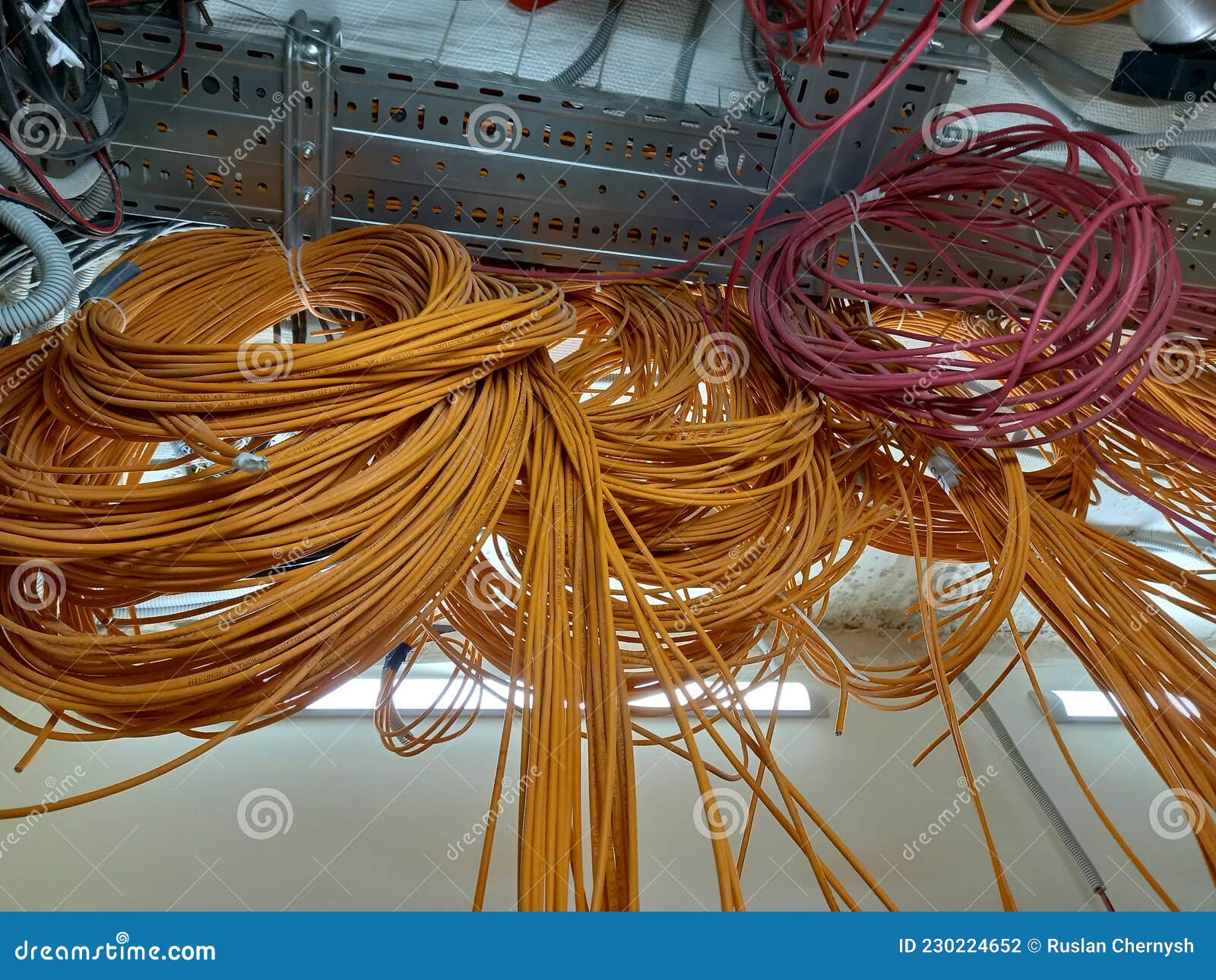 A web of wires stock photo. Image of grounding, supply - 230224652