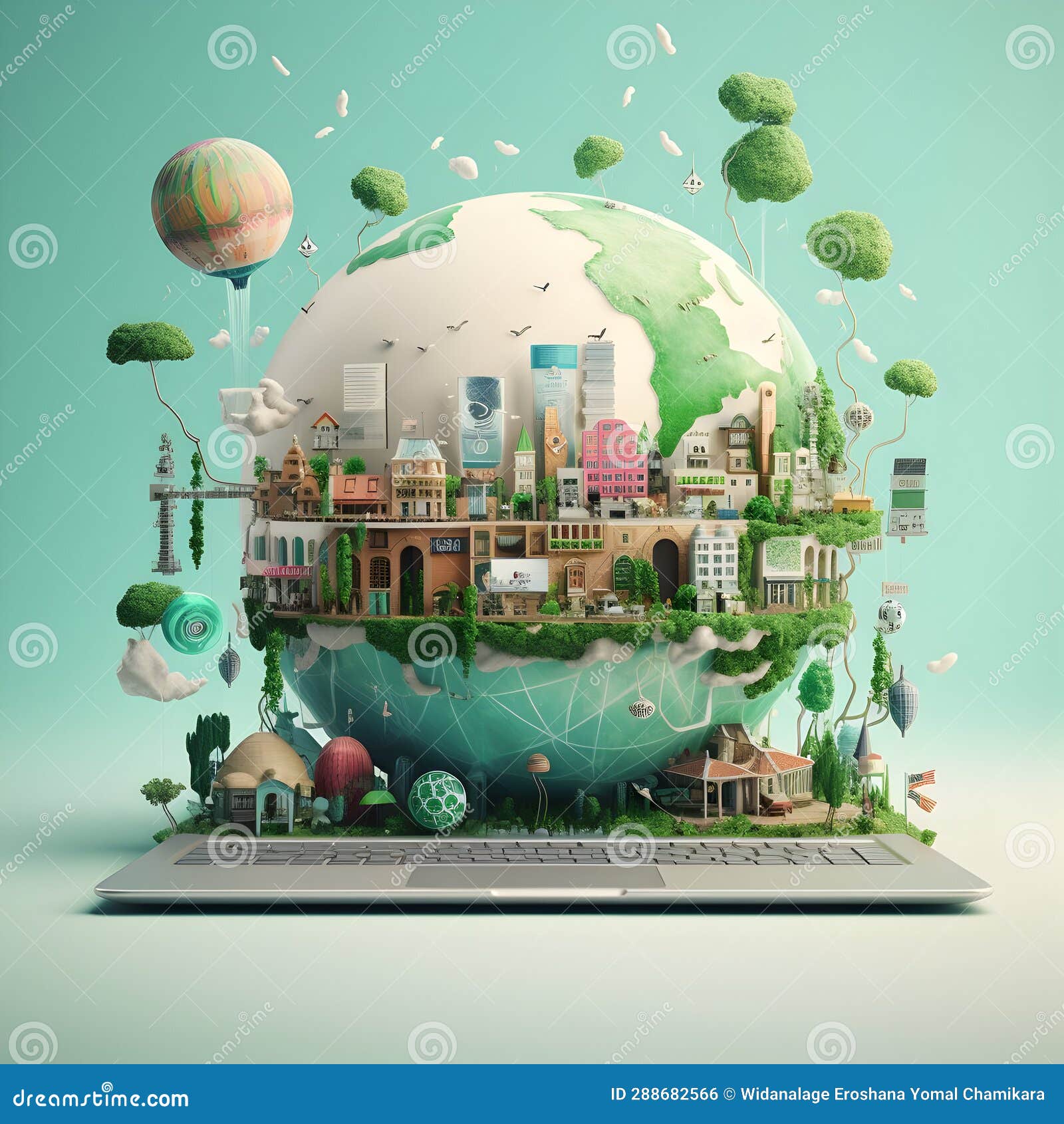 Web Wonders: Celebrating International Internet Day Stock Photo - Image ...