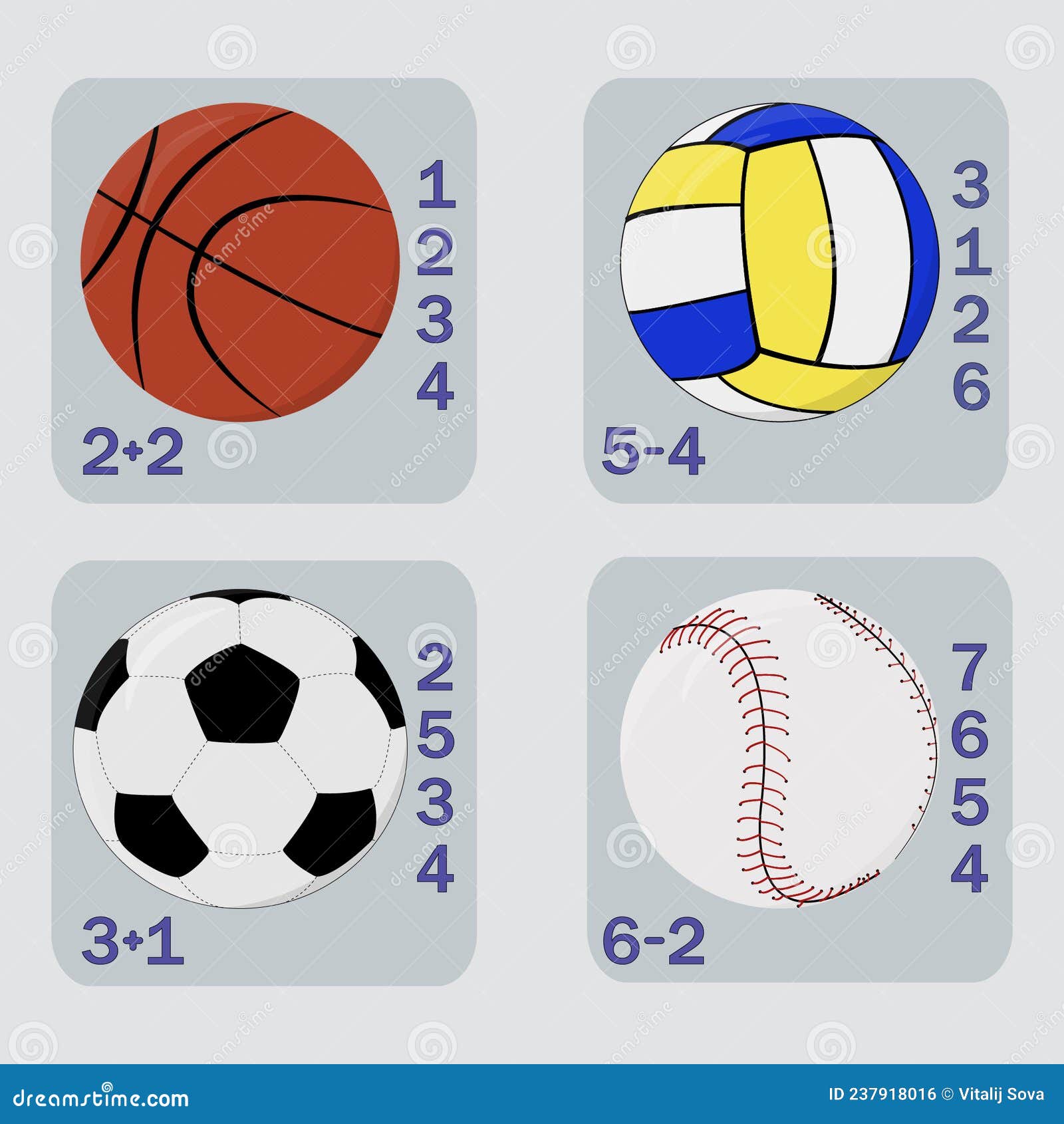 Connect With The Correct Fractions Stock Image | CartoonDealer.com ...