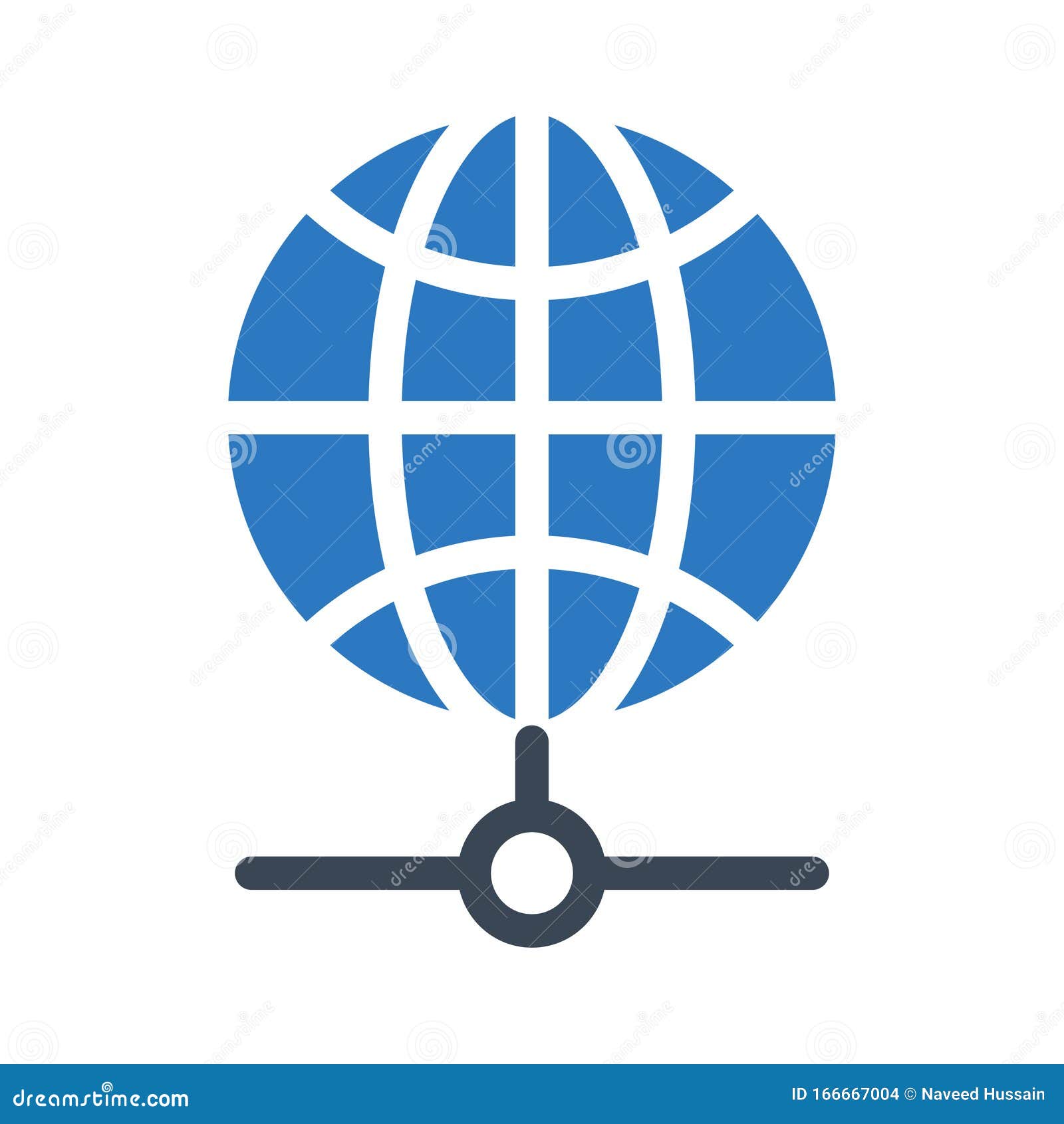 World Network Vector Glyph Color Icon Stock Illustration - Illustration ...